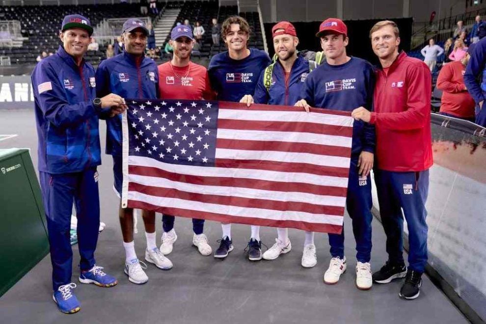 El Equipo De Estados Unidos Para La Fase De Grupos De La Copa Davis 2023
