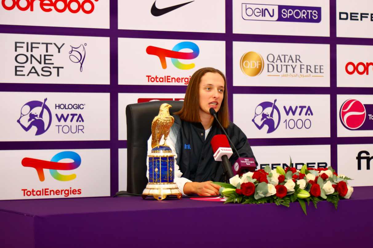 Swiatek: "No me gusta centrarme en los resultados"